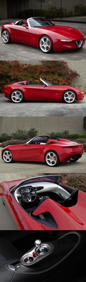a?? Alfa Romeo 2uettottanta concept car by Pininfarina - Details of cars