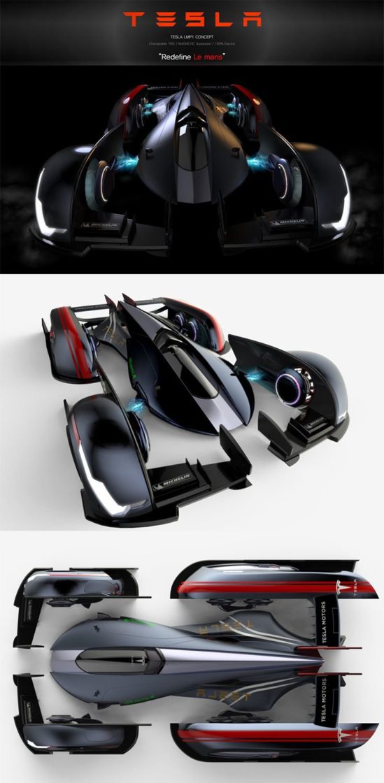 The Tesla LMP1 looks like Bruce Wayne, Tony Stark, and the Speed Racer ...