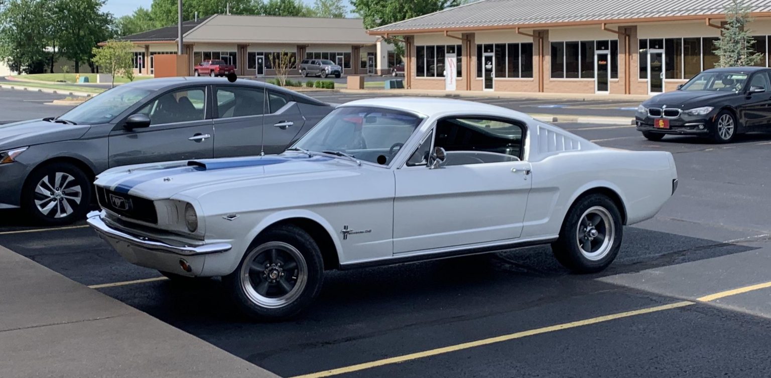 Work neighbors weekend warrior…60’s Ford Mustang fastback…B-e-a-utiful ...
